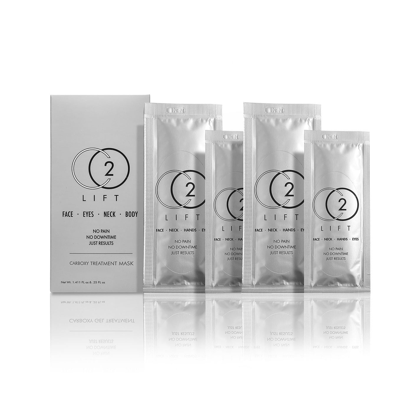 Gel Face Mask | Carboxy Gel Treatment Double Pack - CO2Lift